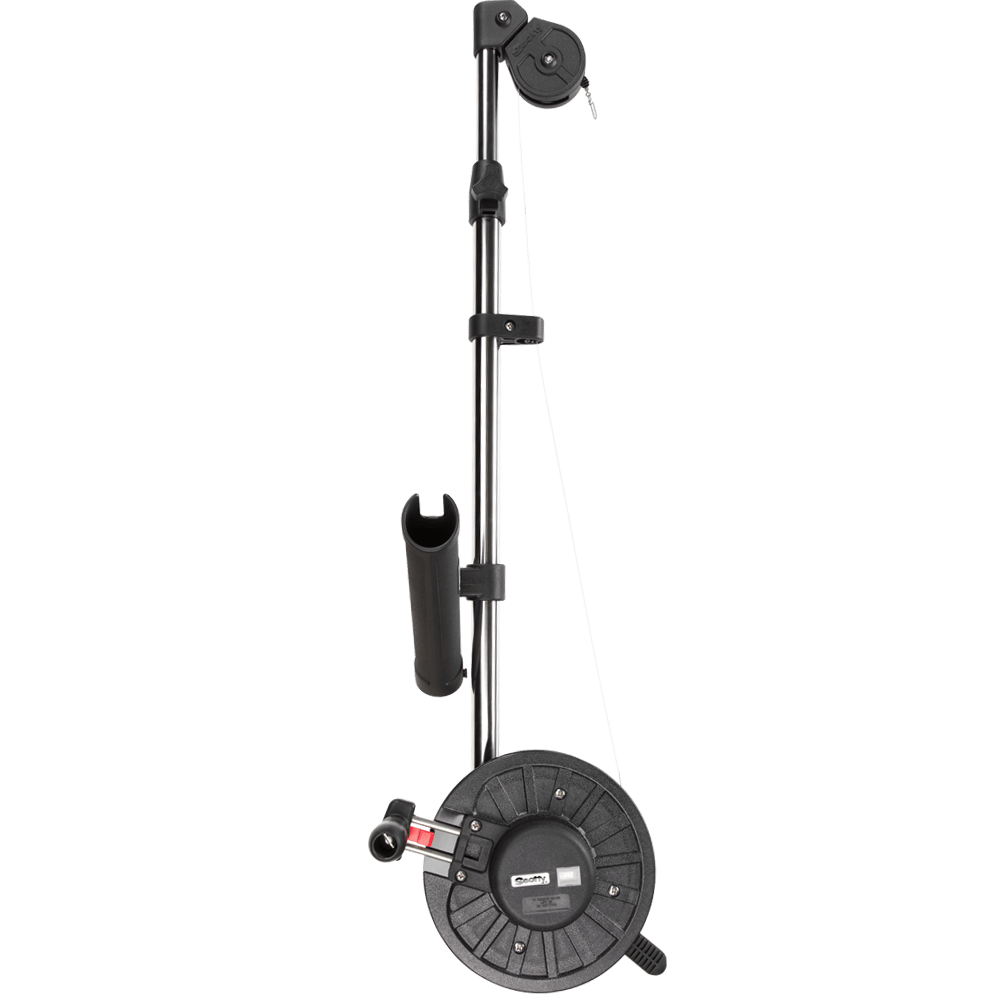 Shop Scotty 1091 60" Tele Boom Longarm Combo Swivel Base | Boatyard ...