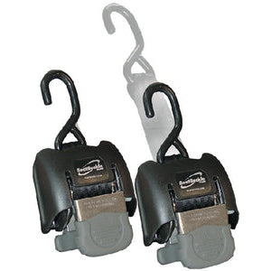 BoatBuckle G2 Retractable Transom Tie-Down - 2"-43" - Pair - Stainless ...