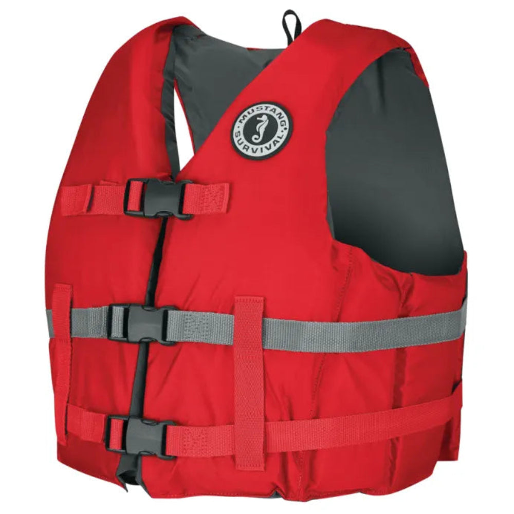 Mustang Livery Foam Vest - XL/XXL - Red – Boatyard Malaysia
