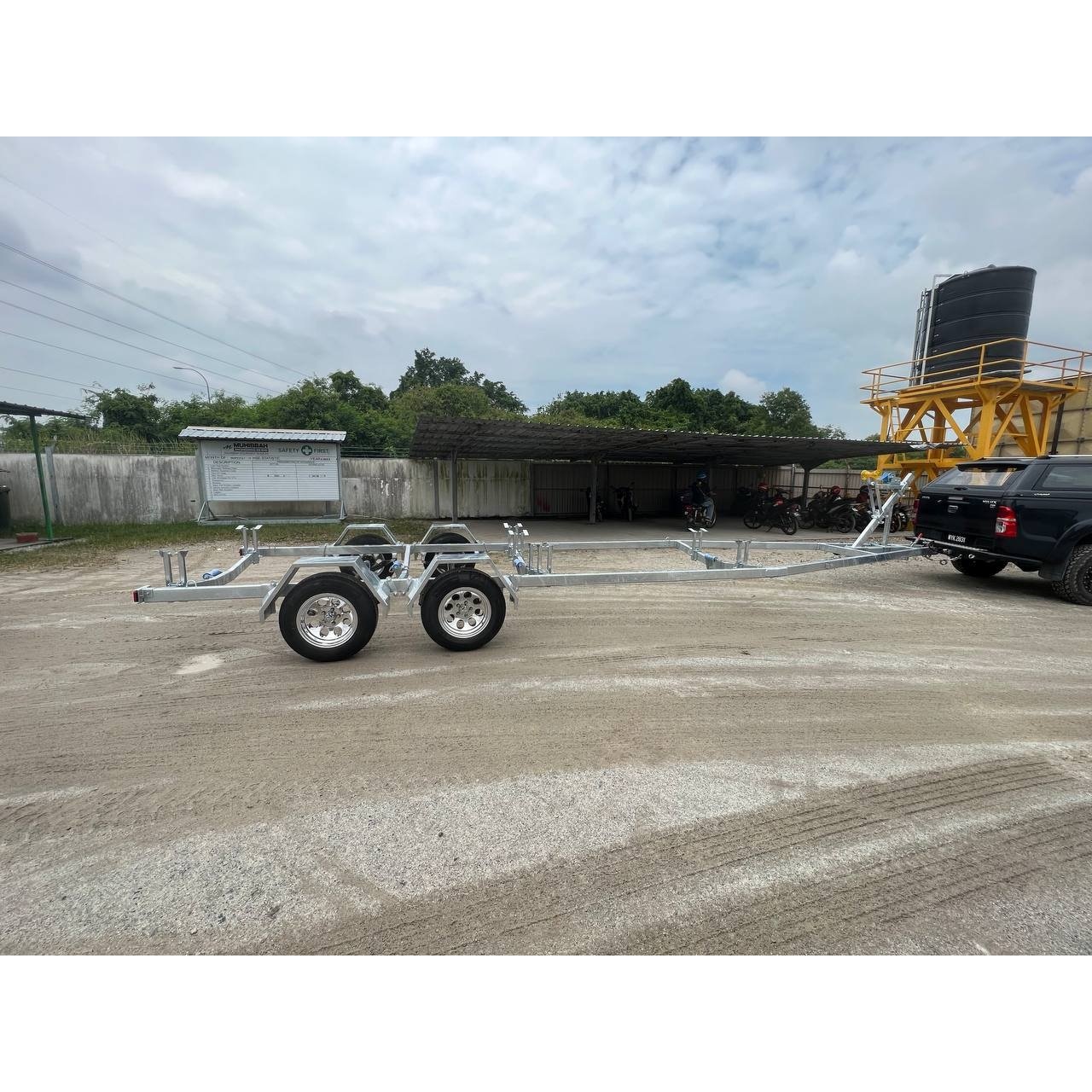 Shop TMC Double Axle 9M Trailer | Boatyard Malaysia